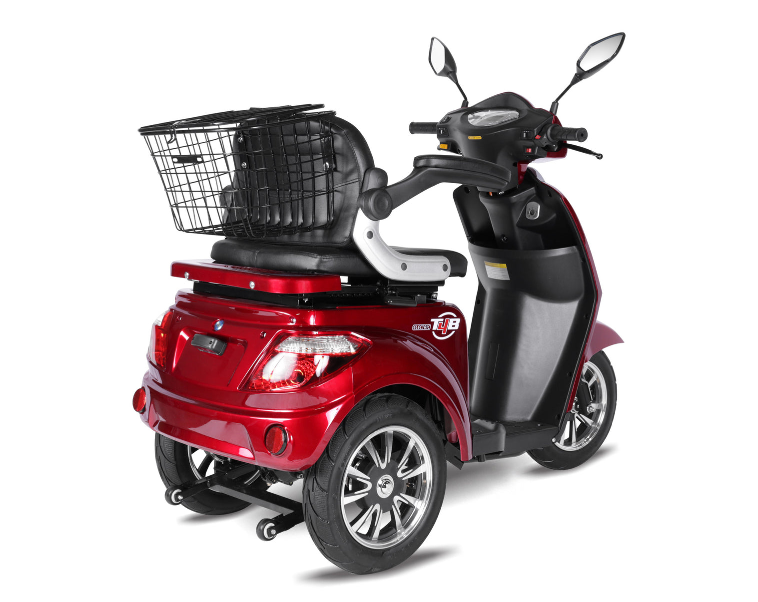 T4B 500W Electric Mobility Scooter (Red) | eBikes Calgary – eBikesCalgary