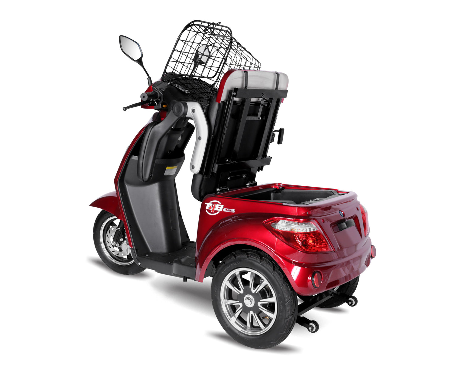 T4B 500W Electric Mobility Scooter (Red) | eBikes Calgary – eBikesCalgary